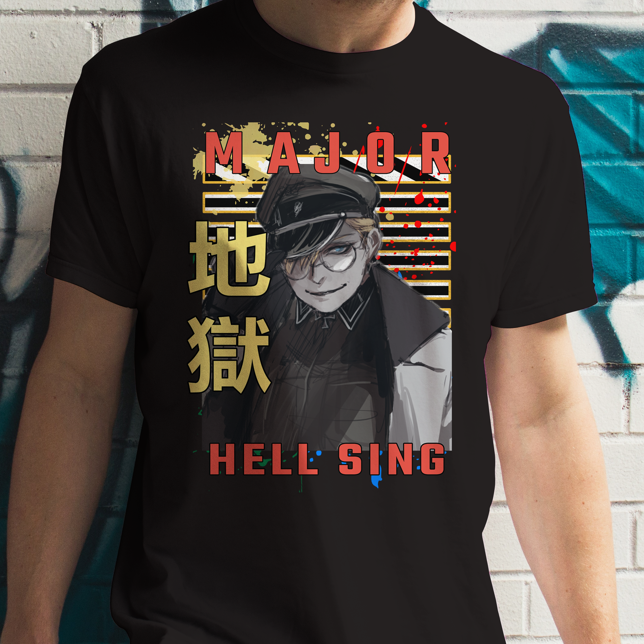 The Major Montina Max Hellsing Ultimate Urban Anime Unisex T | Inspire ...