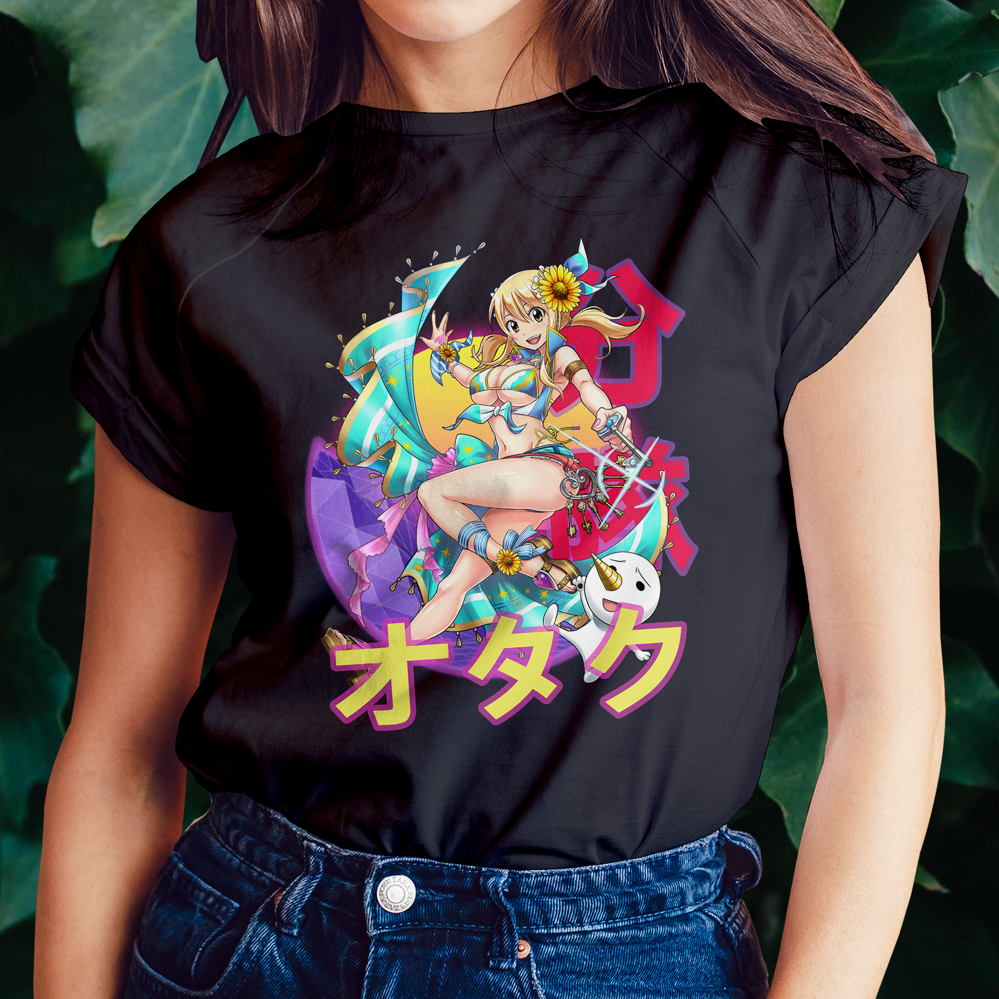 Lucy Heartfilia Fairy Tail Feari Teiru Retro Sunset Anime Un | Inspire ...