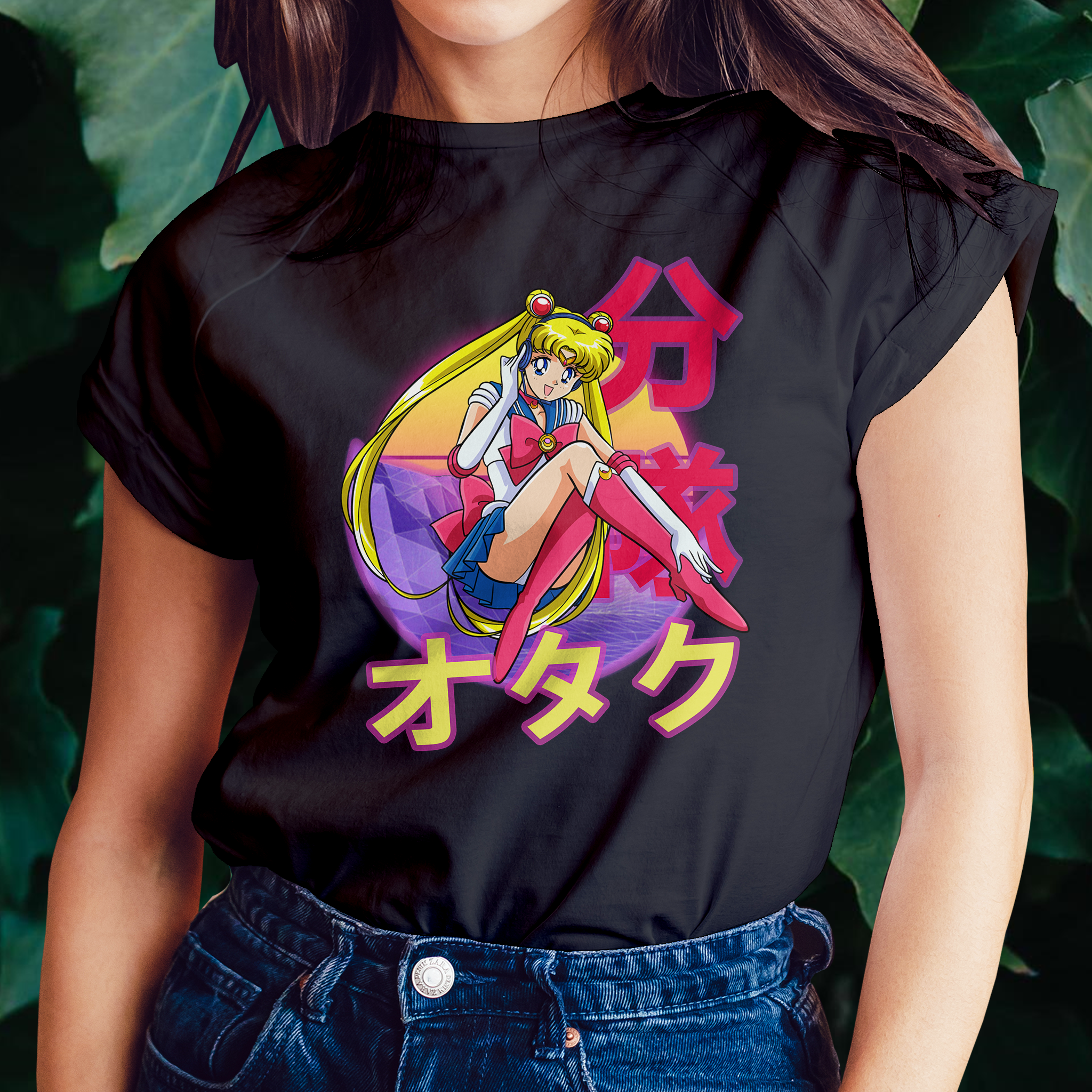 Usagi Tsukino Sailor Moon Sera Mun Retro Sunset Anime Unisex | Inspire ...