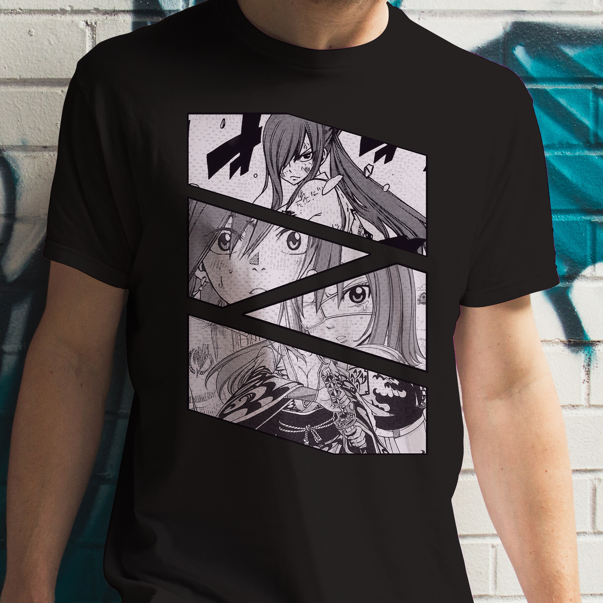 Erza Scarlet Fairy Tail Feari Teiru Manga Panel Anime Unisex | Inspire ...