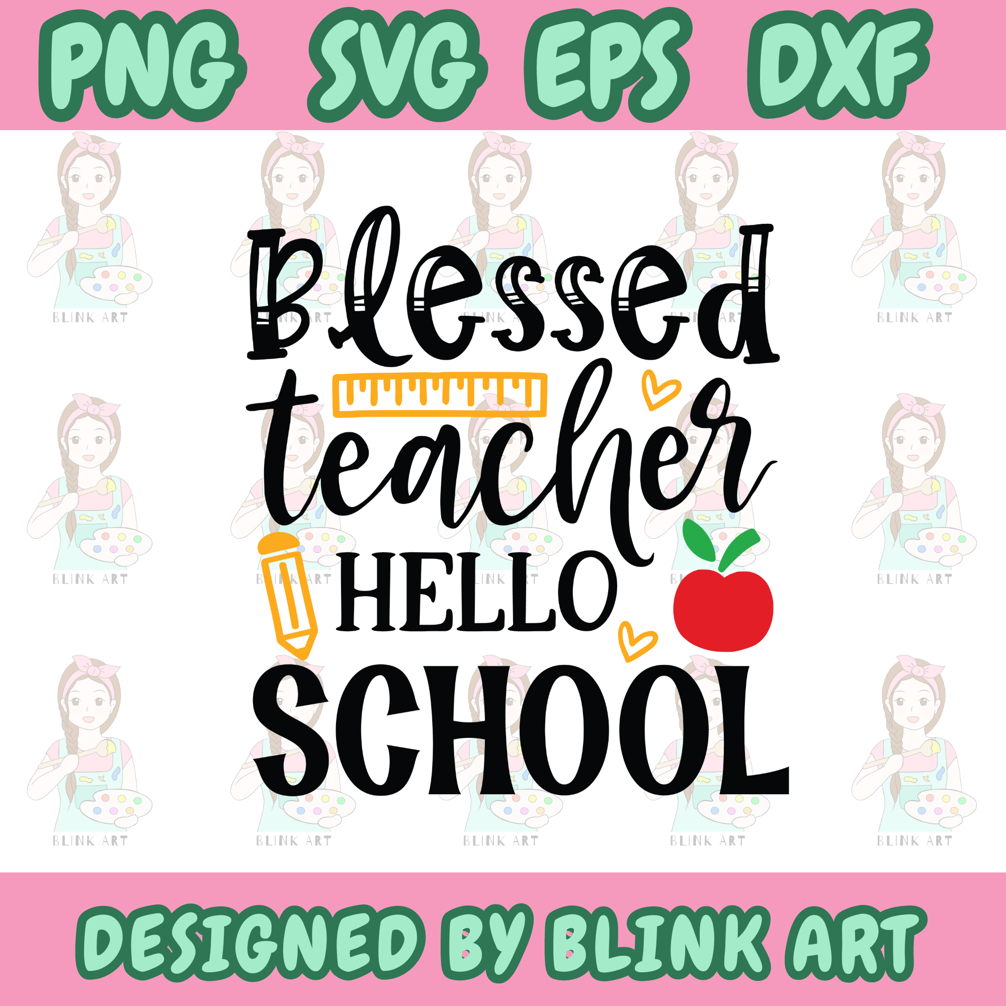 Blessed teacher hello school Png,Welcome Back to School PNG, | Inspire ...