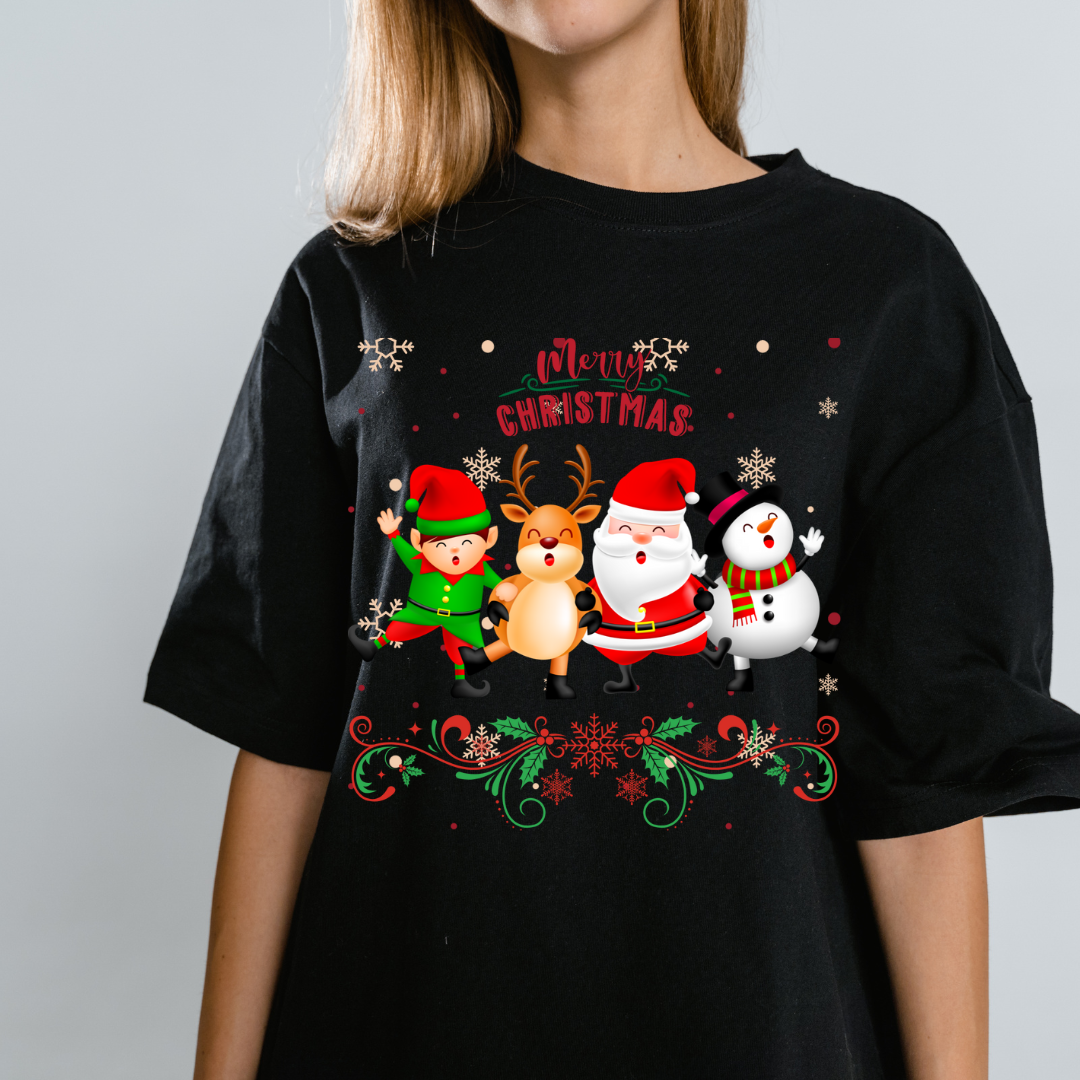 Christmas Santa & Friends Clipart | Festive Holiday SVG & PN | Inspire ...