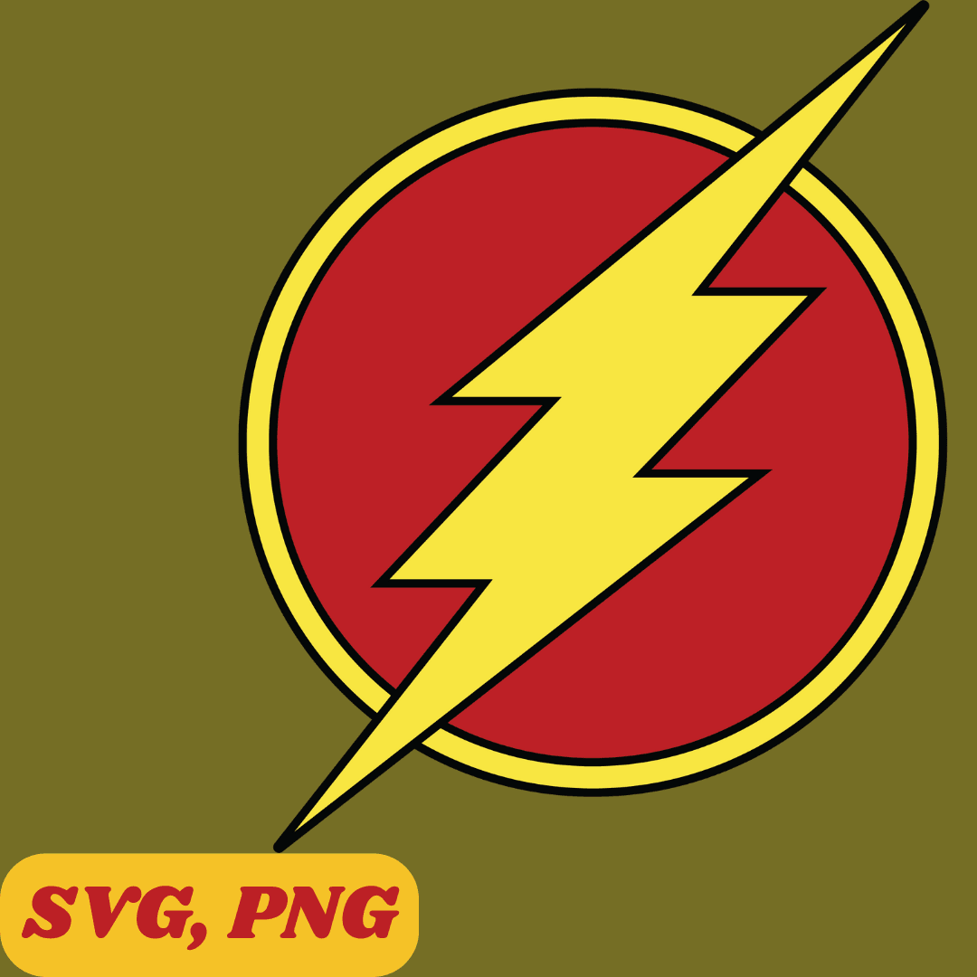 Superhero Lightning Bolt Logo SVG PNG – Flash Inspired Digit | Inspire Uplift