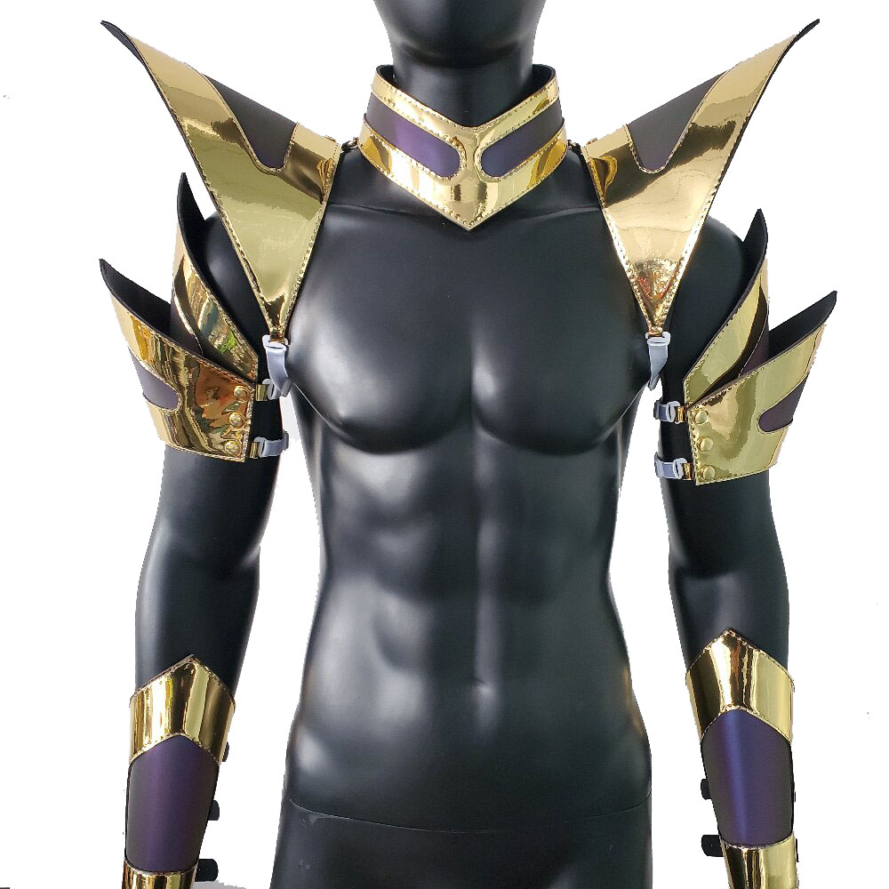 Burning Man Holographic Gold Edge reflective Armor,Rave Fest | Inspire ...