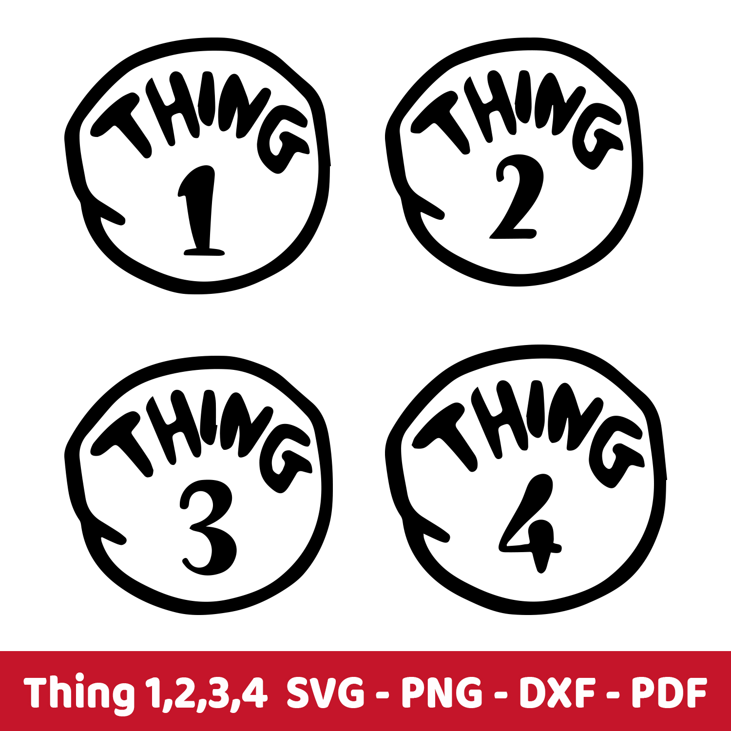 Thing 1 Clipart | Inspire Uplift