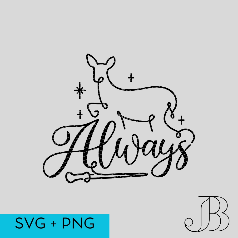 Always decal car, SVG, Harry Potter Decal SVG, Cricut, Silhu | Inspire ...