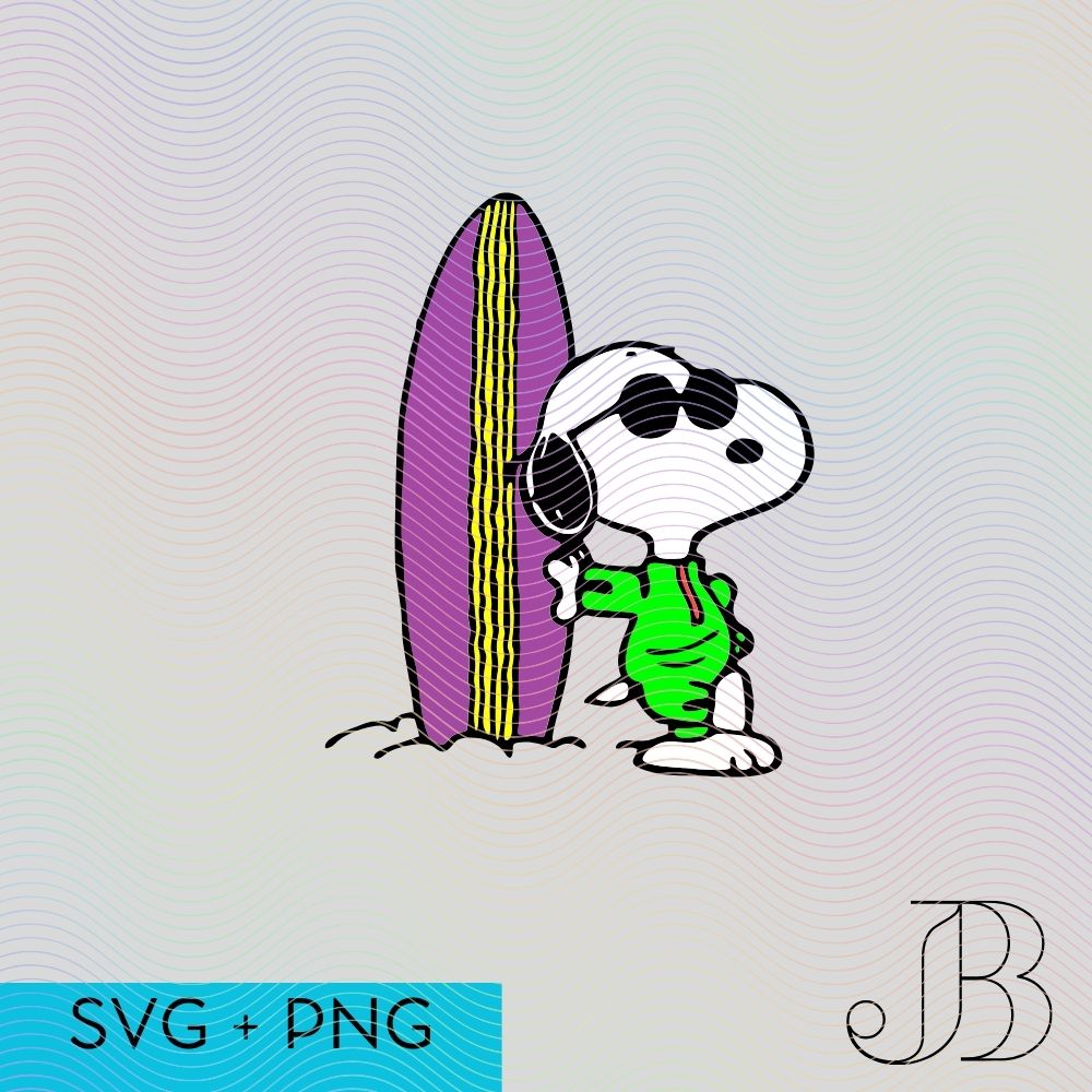 Snoopy Surf Png, Peanuts Png, Snoopy SVG | Inspire Uplift