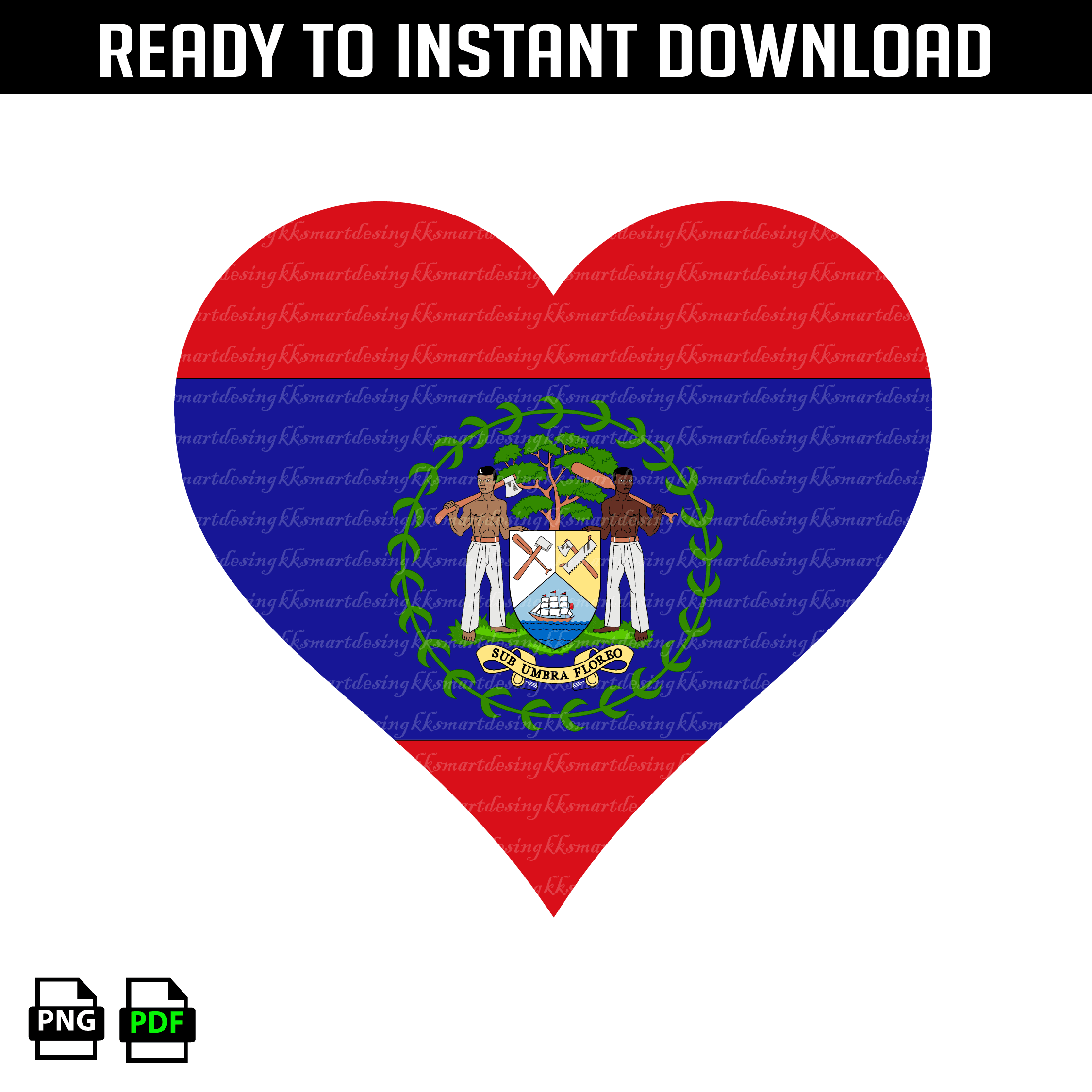 Belize Heart, flag, Png country of Belize, Png Belize, Digit | Inspire ...