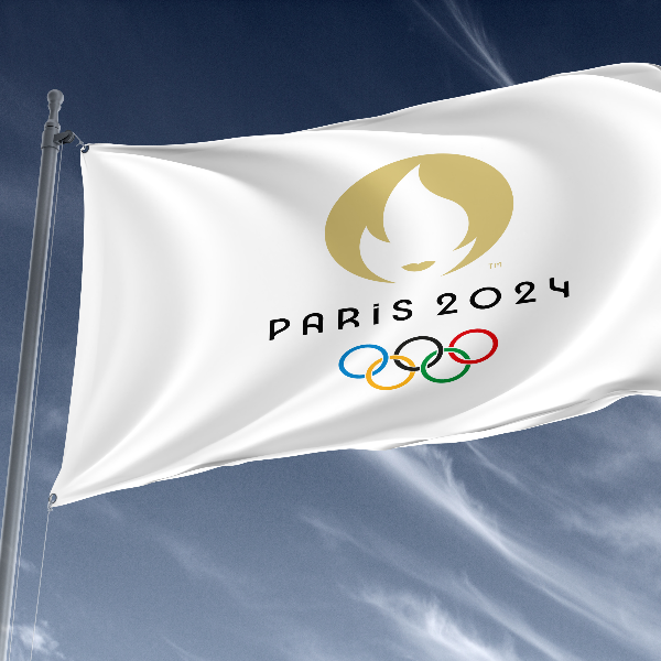 Flag of Paris Olympics Games 2024, Patriotic Flags, Unique D | Inspire ...