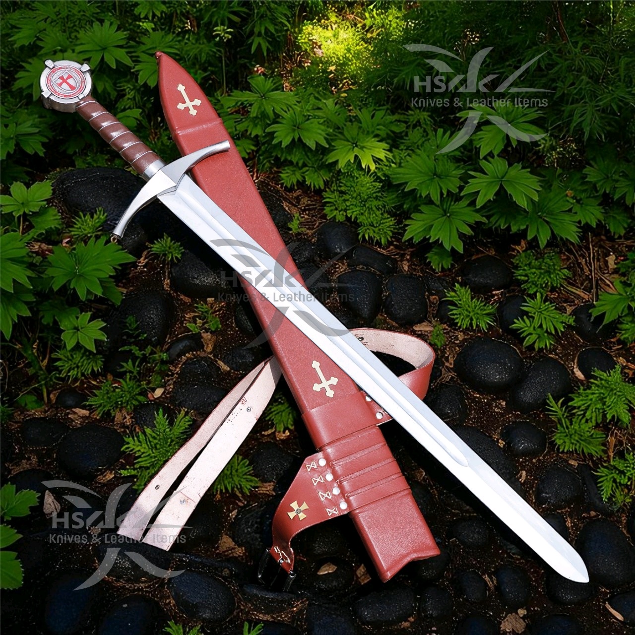 Accolade Sword of the Knights Templar–Handmade Collectible S | Inspire ...