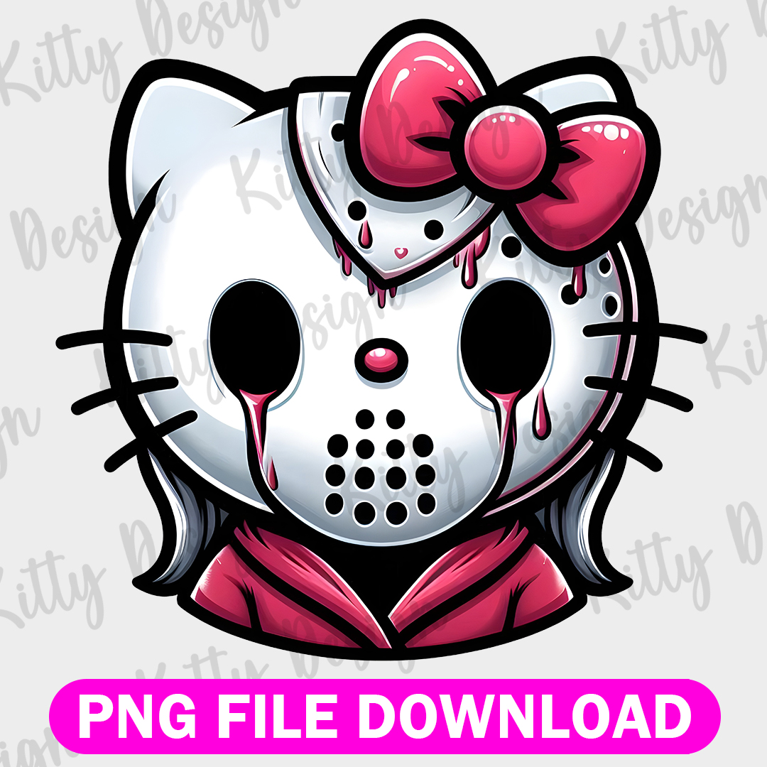 Jason Voorhees Hello Kitty PNG l Hello Kitty Png l Halloween | Inspire ...