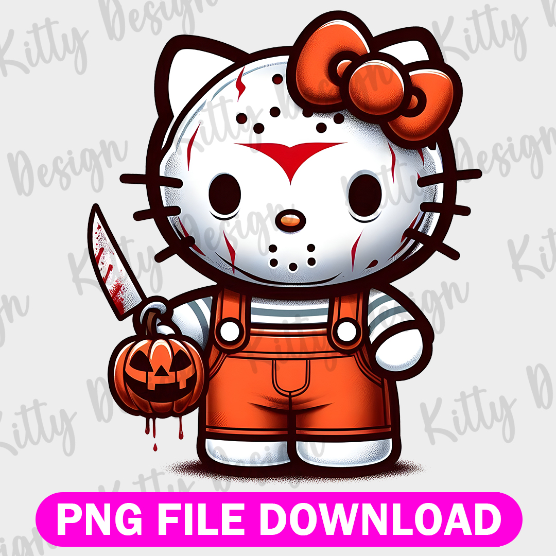 Jason Voorhees Hello Kitty PNG l Hello Kitty Png l Halloween | Inspire ...