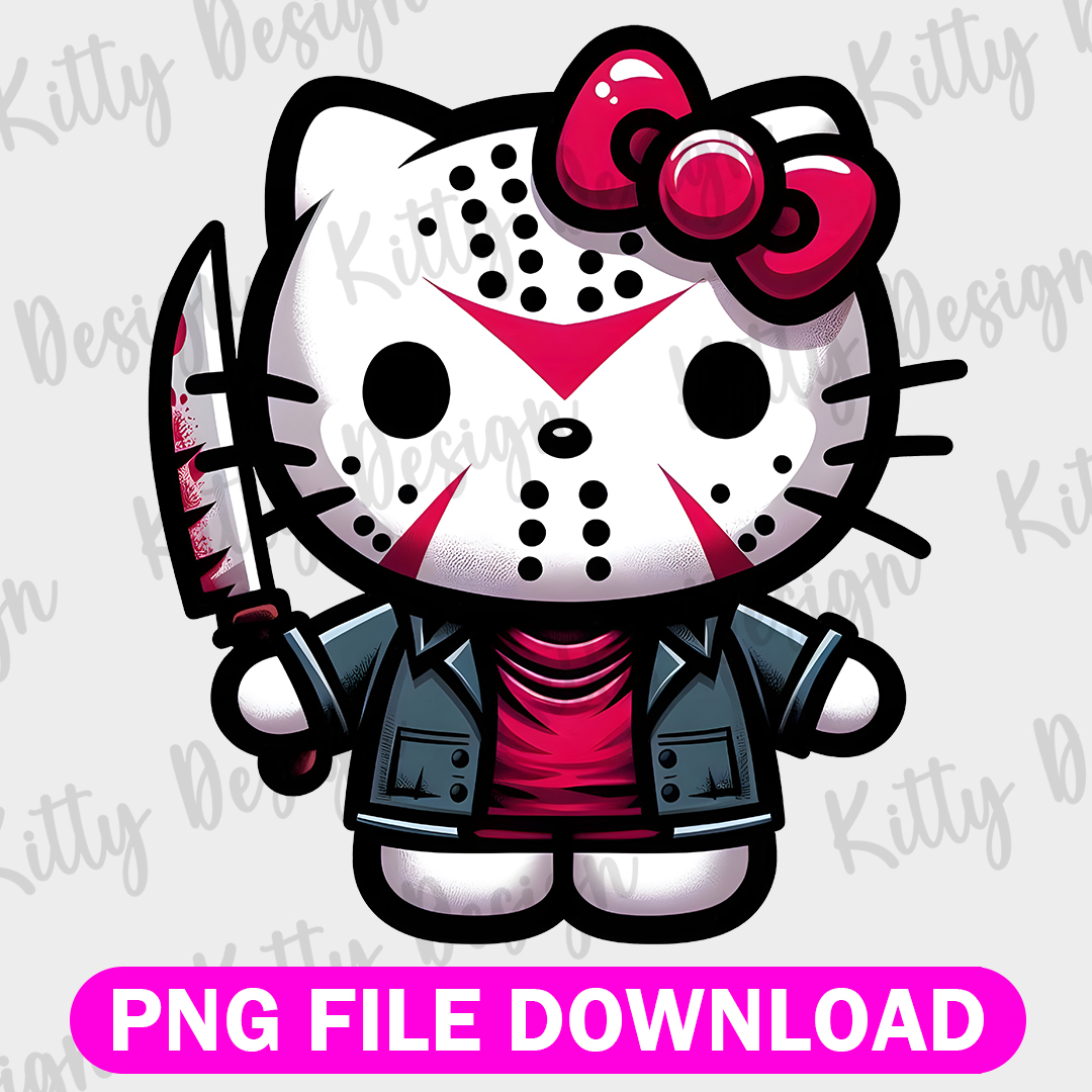 Jason Voorhees Hello Kitty PNG l Hello Kitty Png l Halloween | Inspire ...