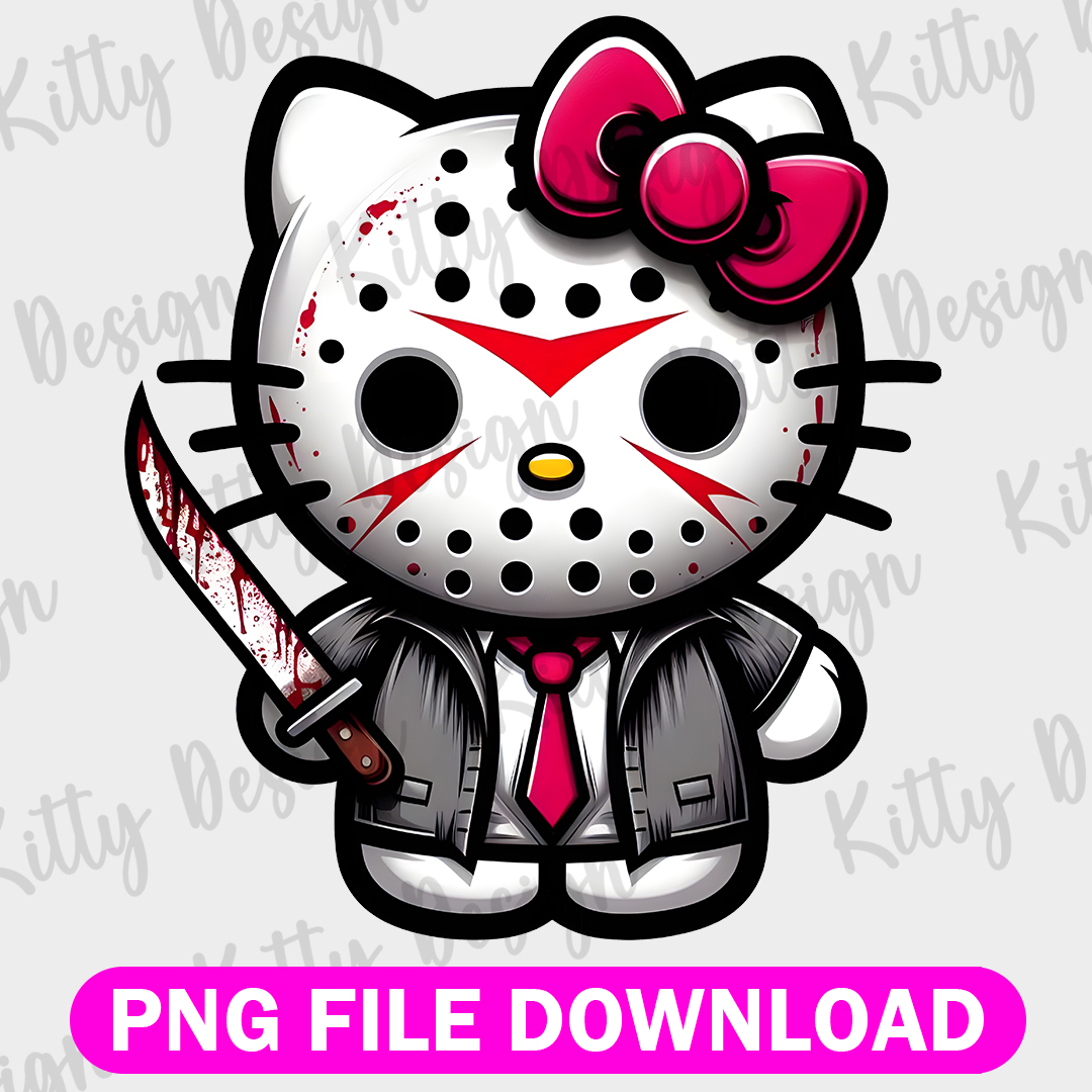 Jason Voorhees Hello Kitty PNG l Hello Kitty Png l Halloween | Inspire ...