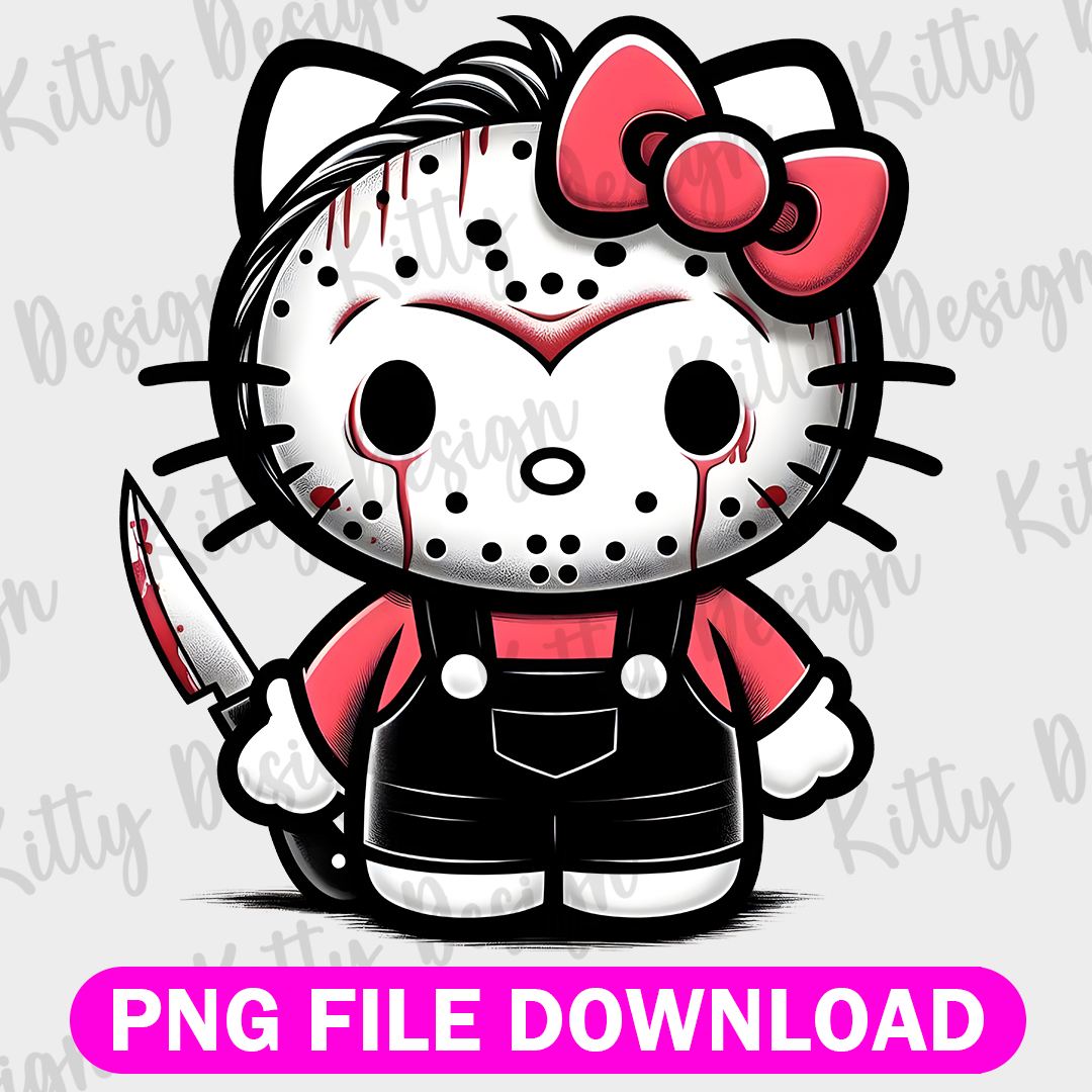 Jason Voorhees Hello Kitty PNG l Hello Kitty Png l Halloween | Inspire ...