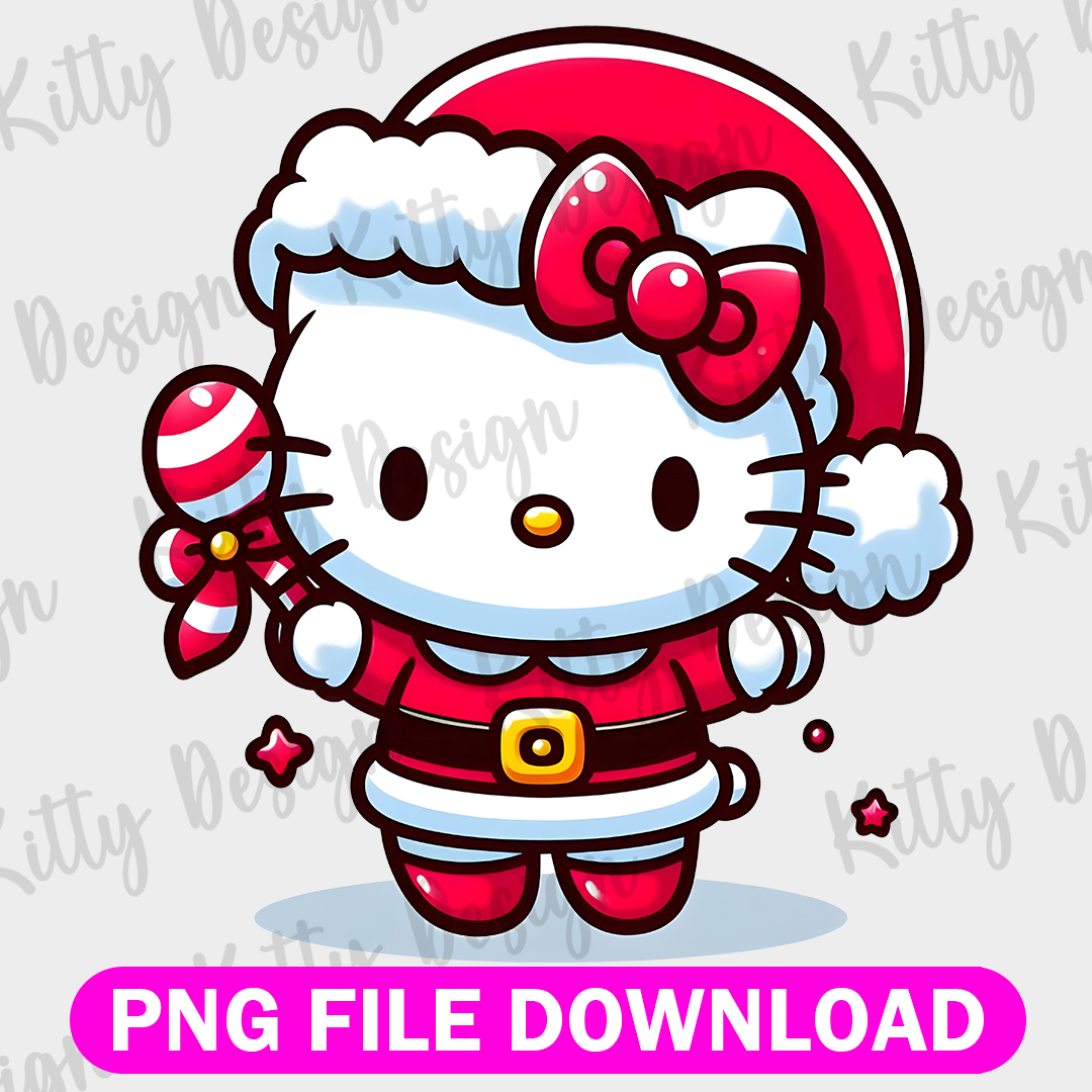 Santa Claus Hello Kitty PNG l Hello Kitty Png l Santa Claus | Inspire ...