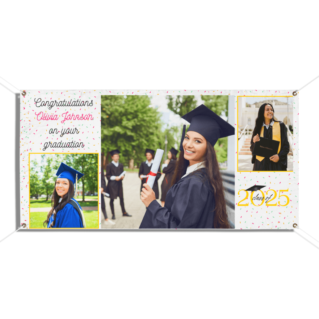 Personalized Graduation Vinyl Banner | Celebrate Class of 20 | Inspire ...