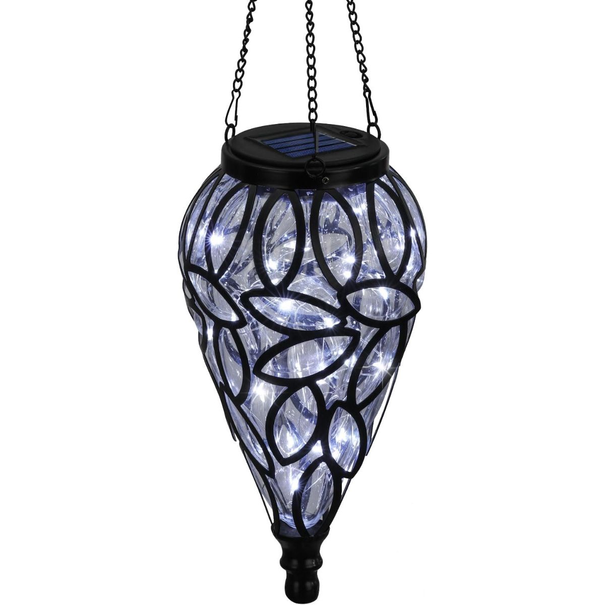 Tear-Shaped Hanging Lantern Decor Garden Decorative Solar Li | Inspire ...