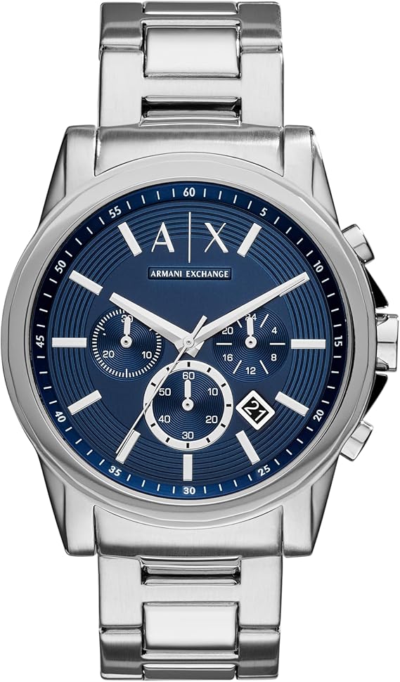 AX Armani Exchange Chronograph Watch for Men with Leather, S | Inspire ...