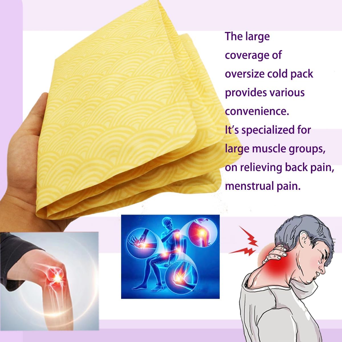 Body Ice Packs Back, Large Ice Packs, Reusable Oversized Gel | Inspire ...