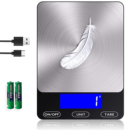Food Scale -33lb Digital Kitchen Scale for Food Ounces Grams | Inspire ...