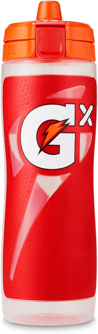 Kitchen Gx Bottle , Plastic, Red, 30oz | Inspire Uplift