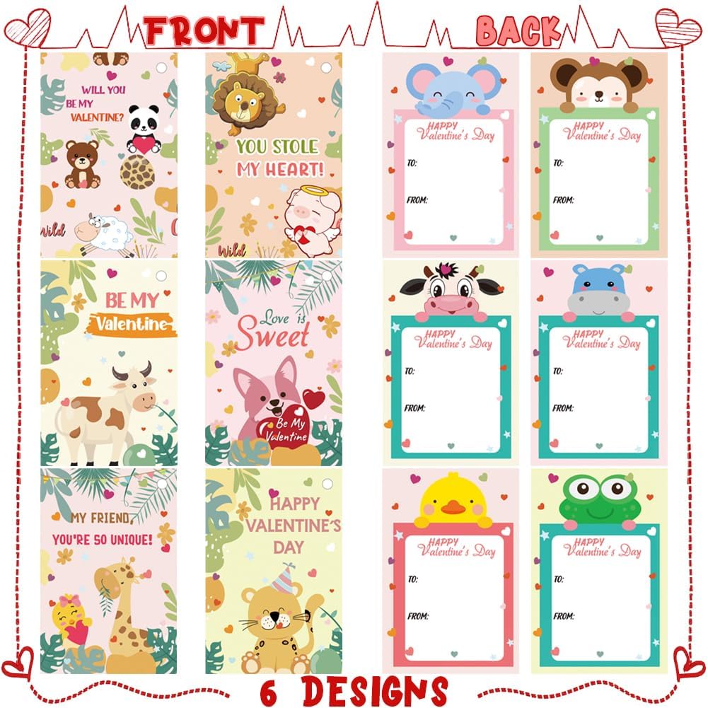 Valentines Day Cards with Small Stuffed Animals Plush Toys S | Inspire ...