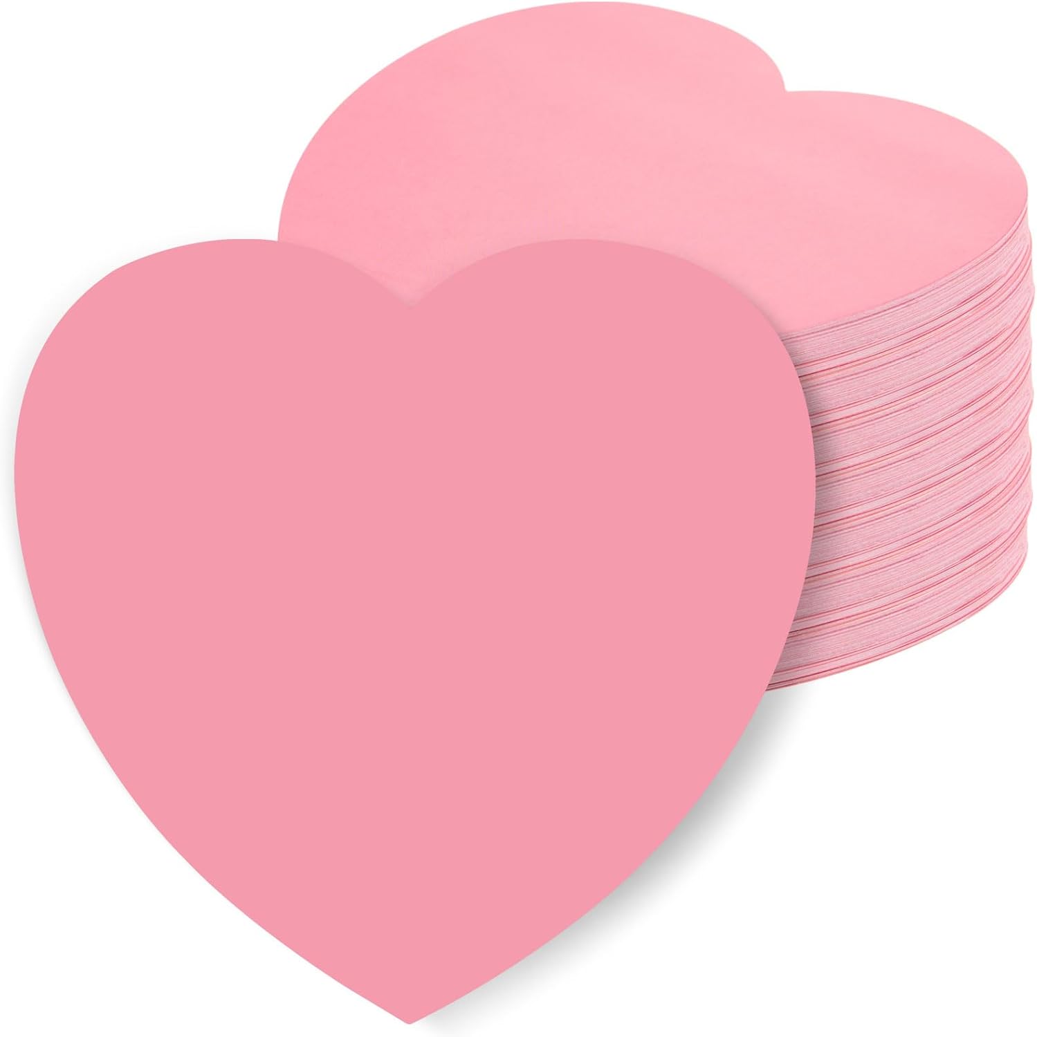 72 Pcs Large Heart Cutouts Pink Paper Heart | Inspire Uplift