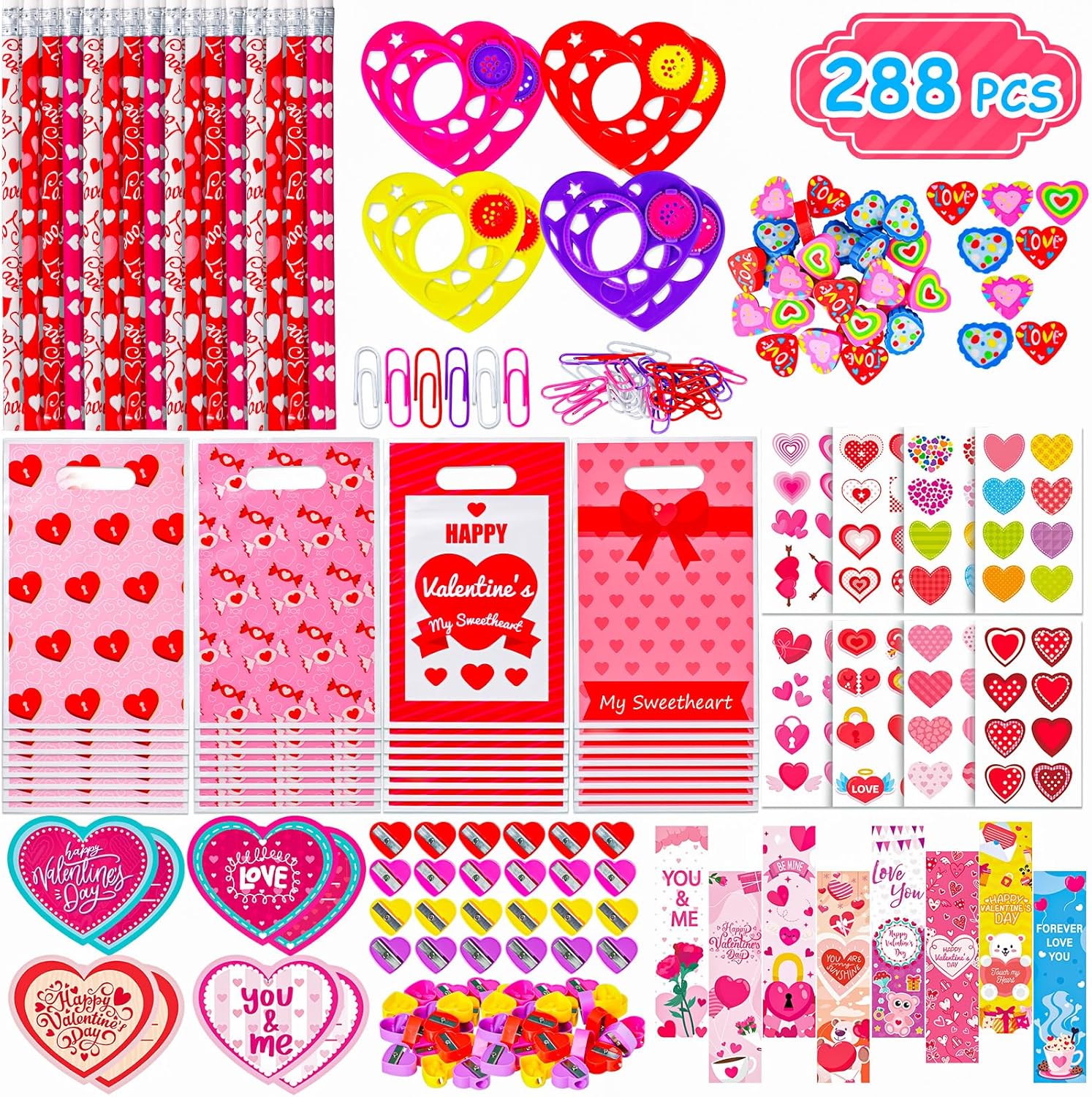 32 Pack Valentines Day Stationery | Inspire Uplift