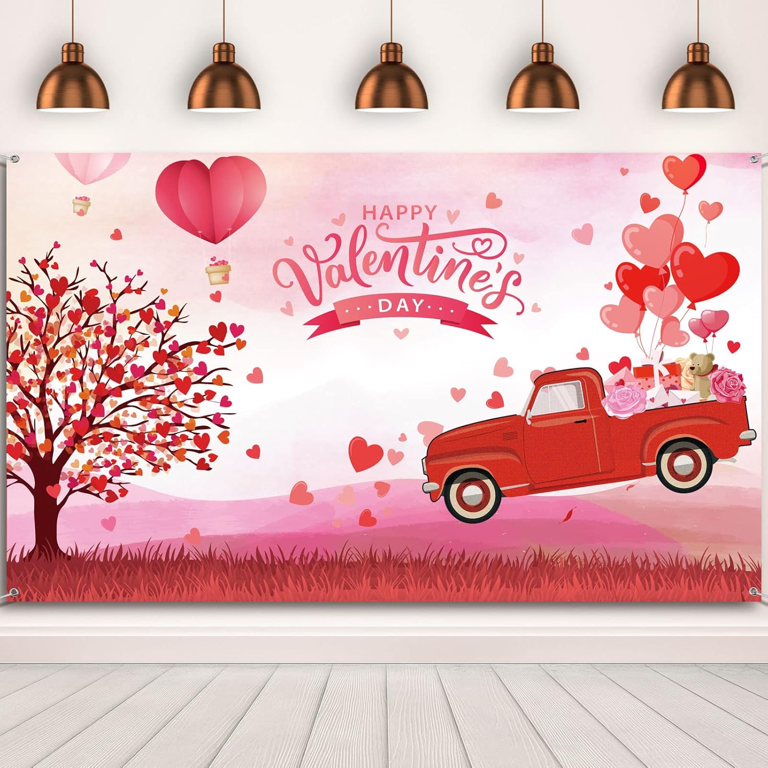 Valentines Day Backdrop Valentine Backdrop Background for Ph | Inspire ...