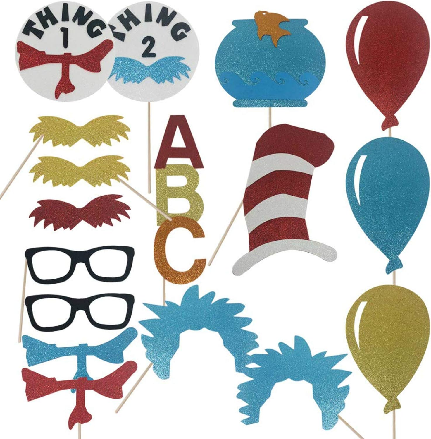 Movie and Book Character Inspired Photo Booth Props Glitter | Inspire ...