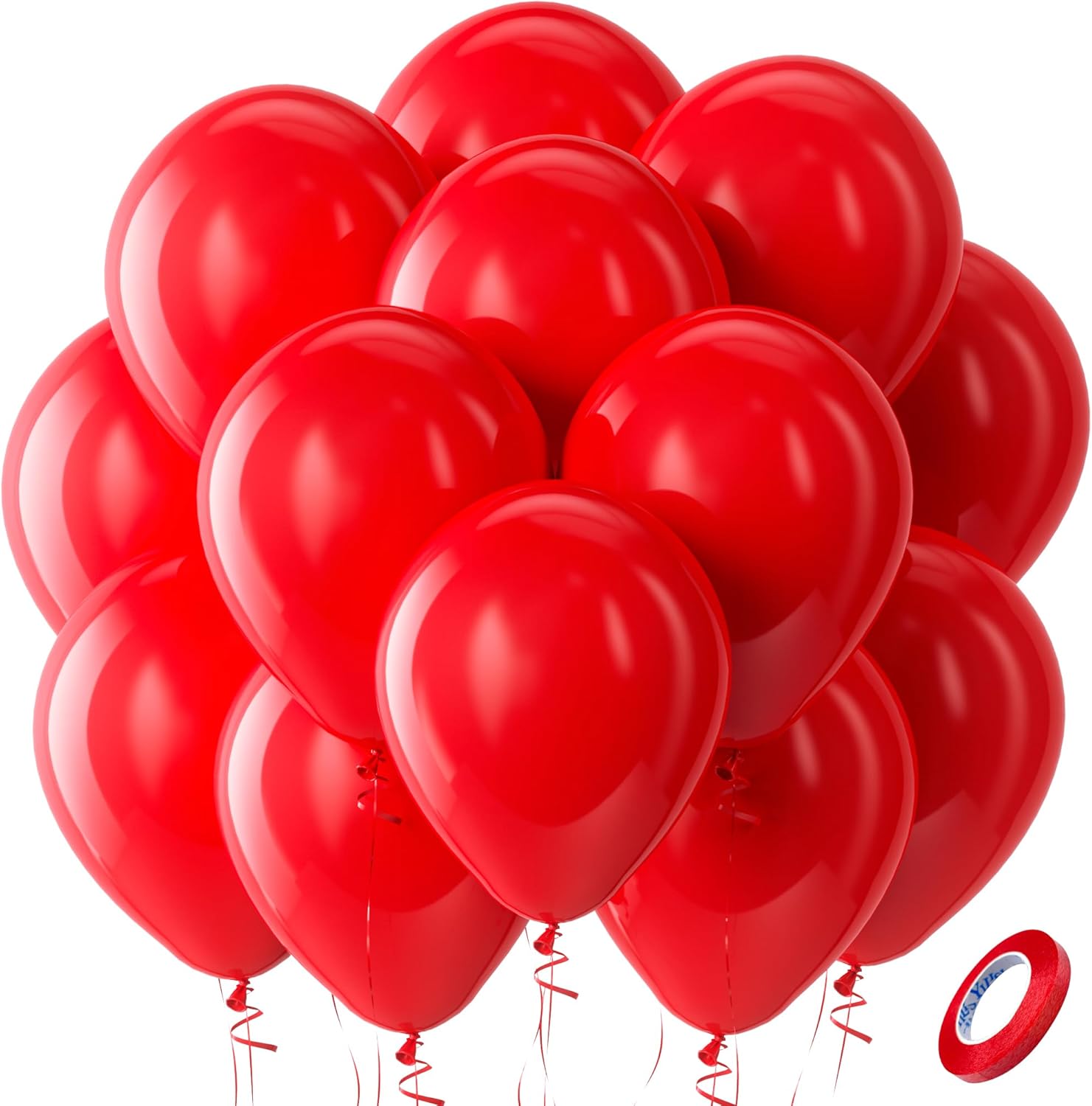 Red Balloons Latex Party Balloons | Inspire Uplift