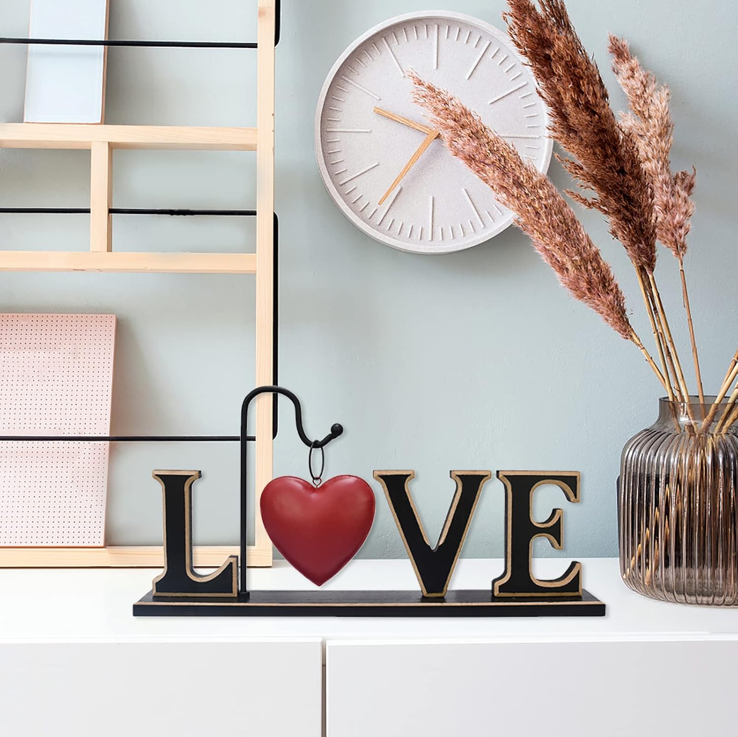 Wood Love Sign Freestanding Letters Cutout Wooden | Inspire Uplift