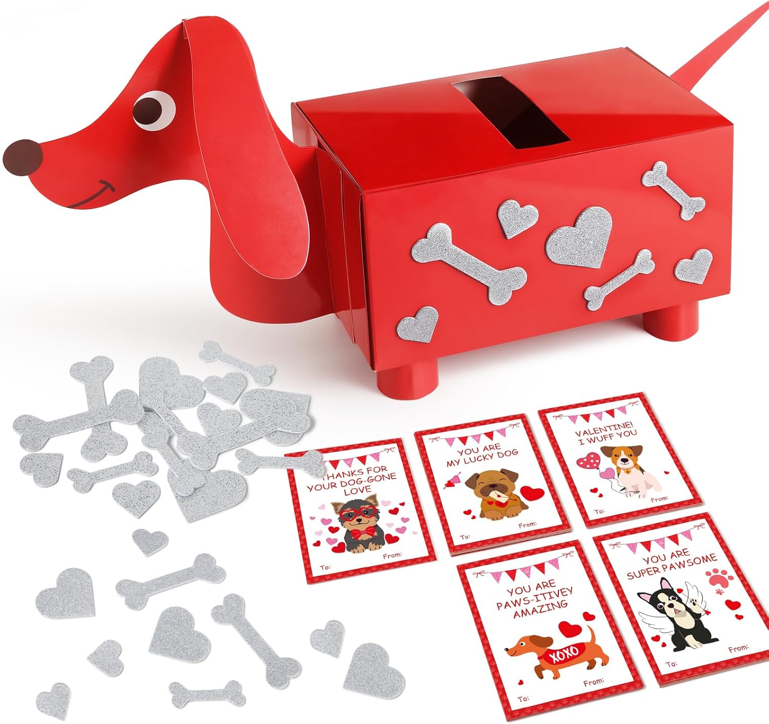 DIY Dog Puppy Box Crafts Valentines Day Gift | Inspire Uplift