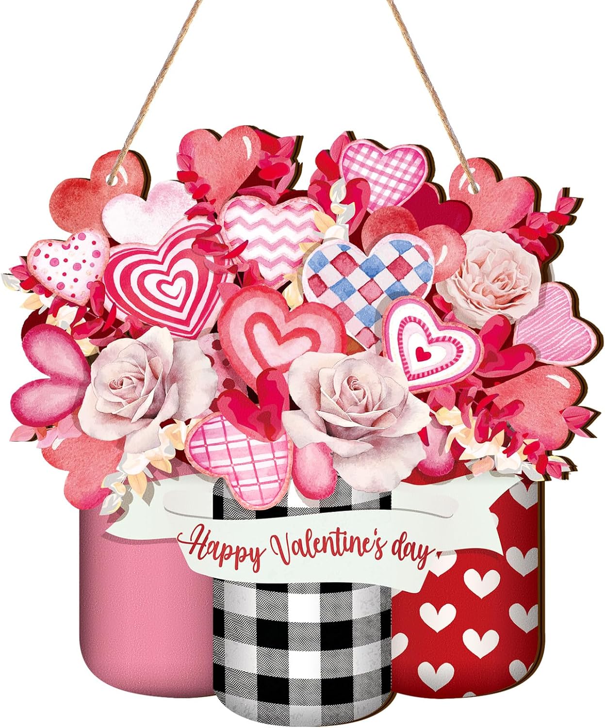 Welcome Sign Wood Sign Valentine Front Door Decor Valentine | Inspire ...