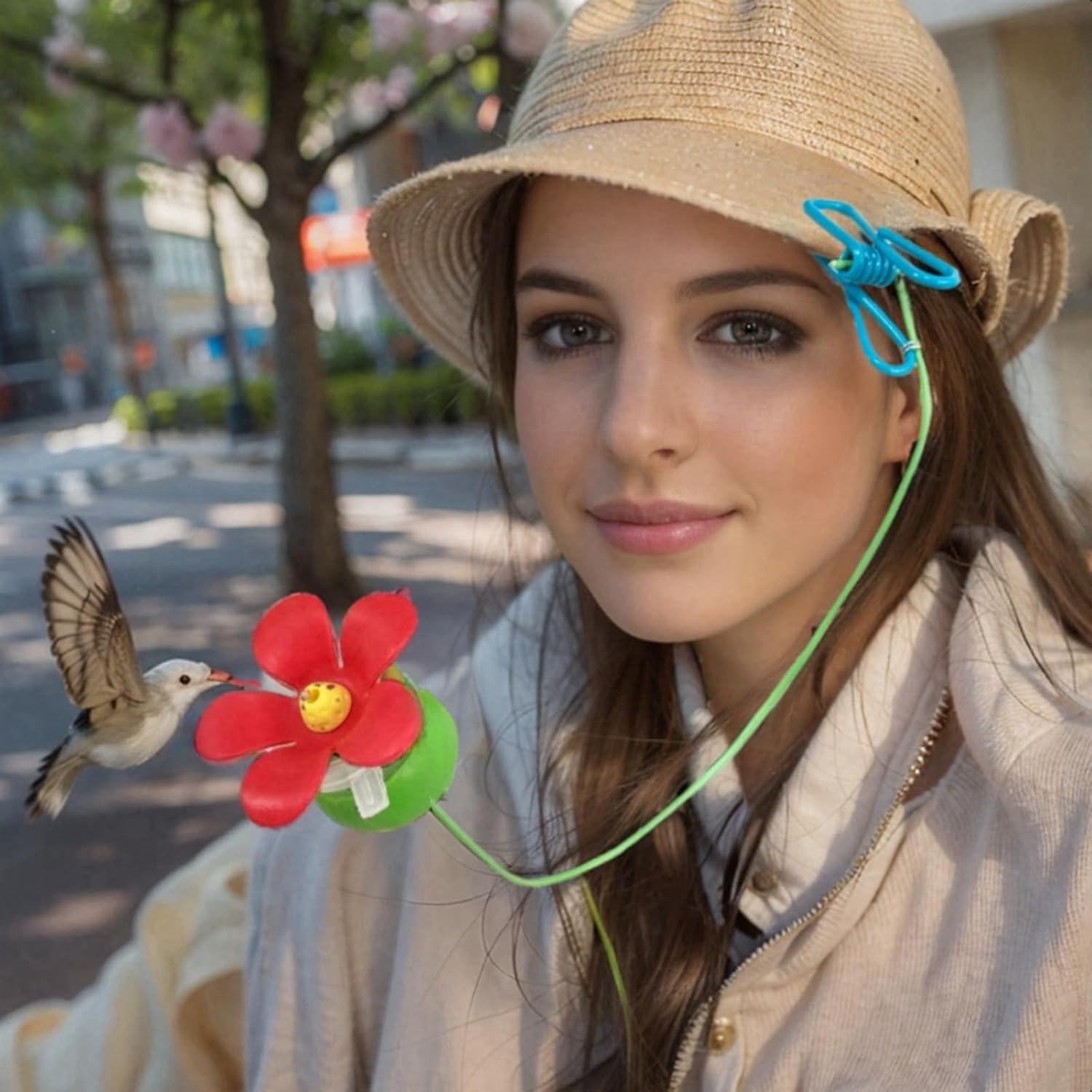 Hat Hummingbird Feeder, Mini Hummingbird Feeder with Random | Inspire ...