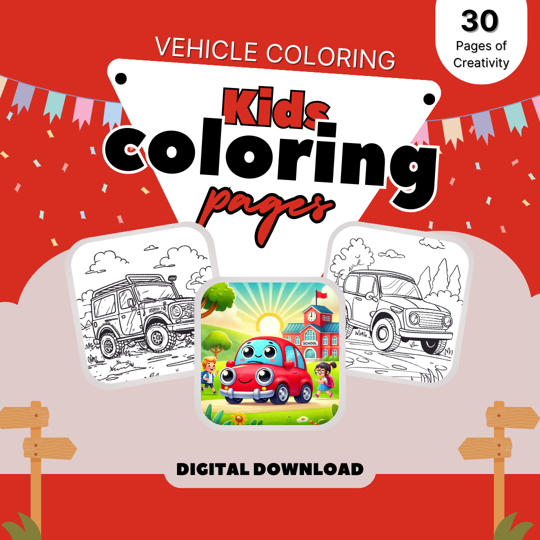 Top 30 Best-Selling Vehicles Coloring Books for Kids: Part 4 | Inspire ...