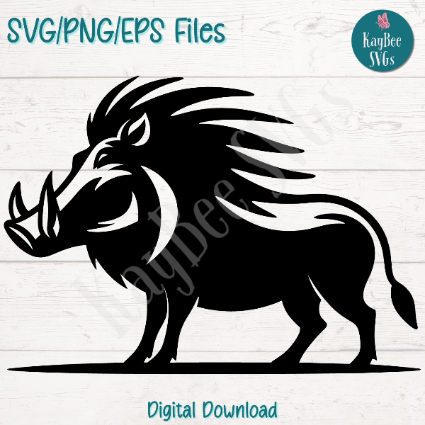 Warthog SVG PNG EPS Cut File Bundle | Inspire Uplift