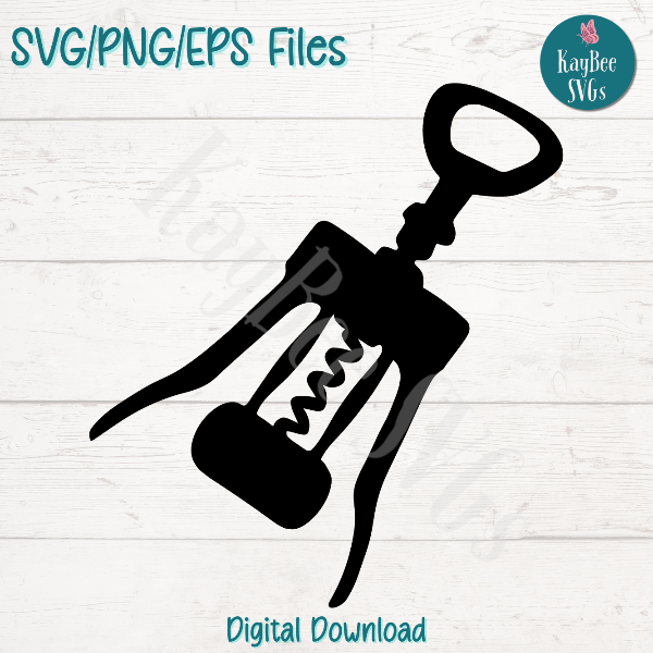 Corkscrew SVG PNG EPS Cut File Bundle | Inspire Uplift