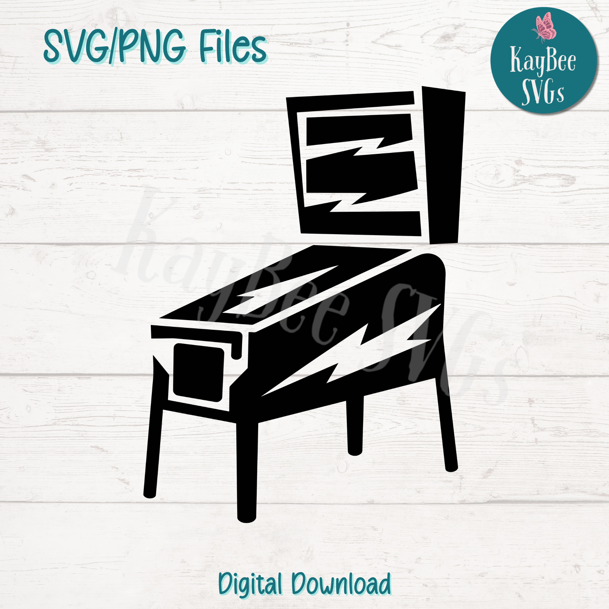 Pinball Machine SVG PNG Cut Files for Cricut, Silhouette Dig | Inspire ...