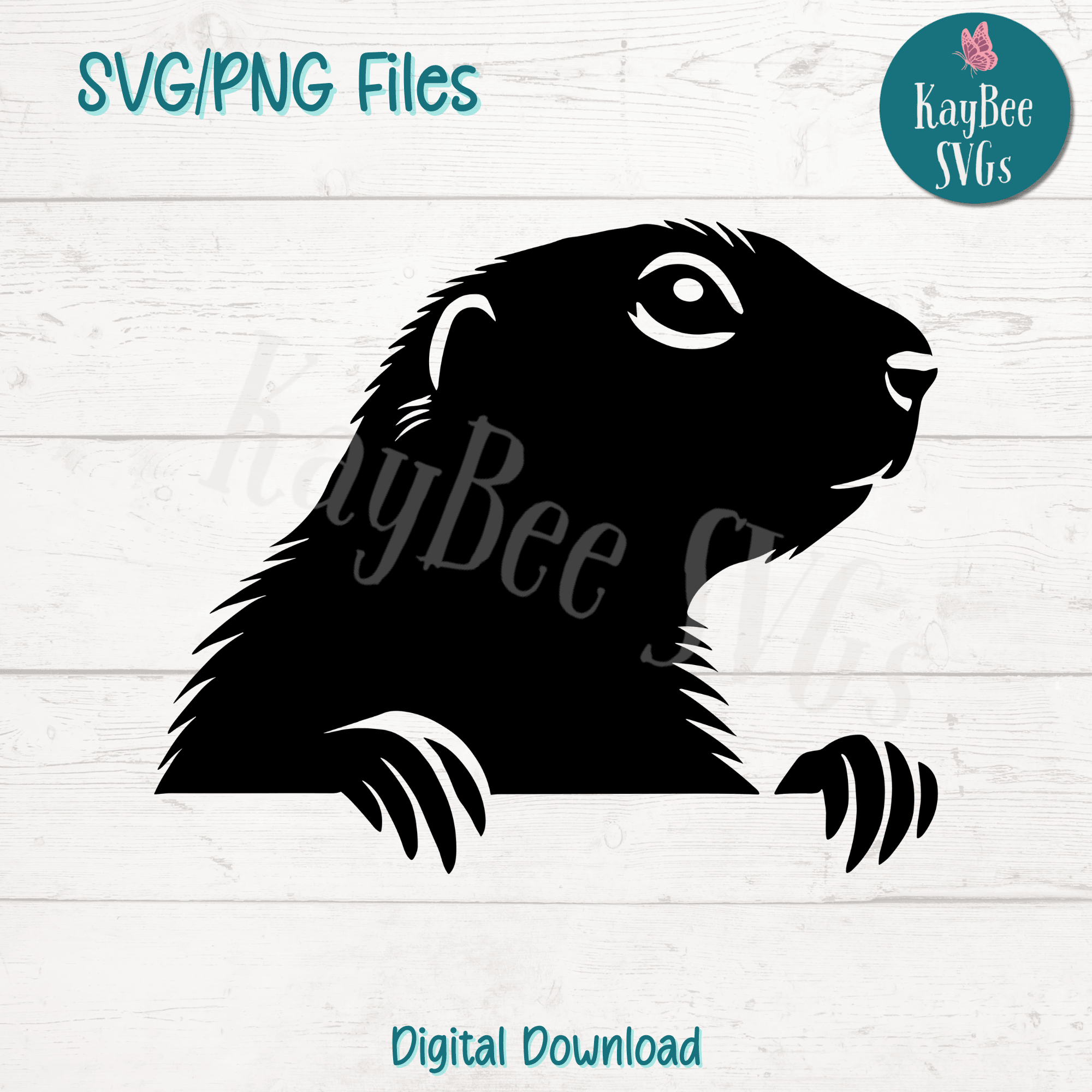 Peeking Prairie Dog SVG PNG Cut Files for Cricut, Silhouette | Inspire ...