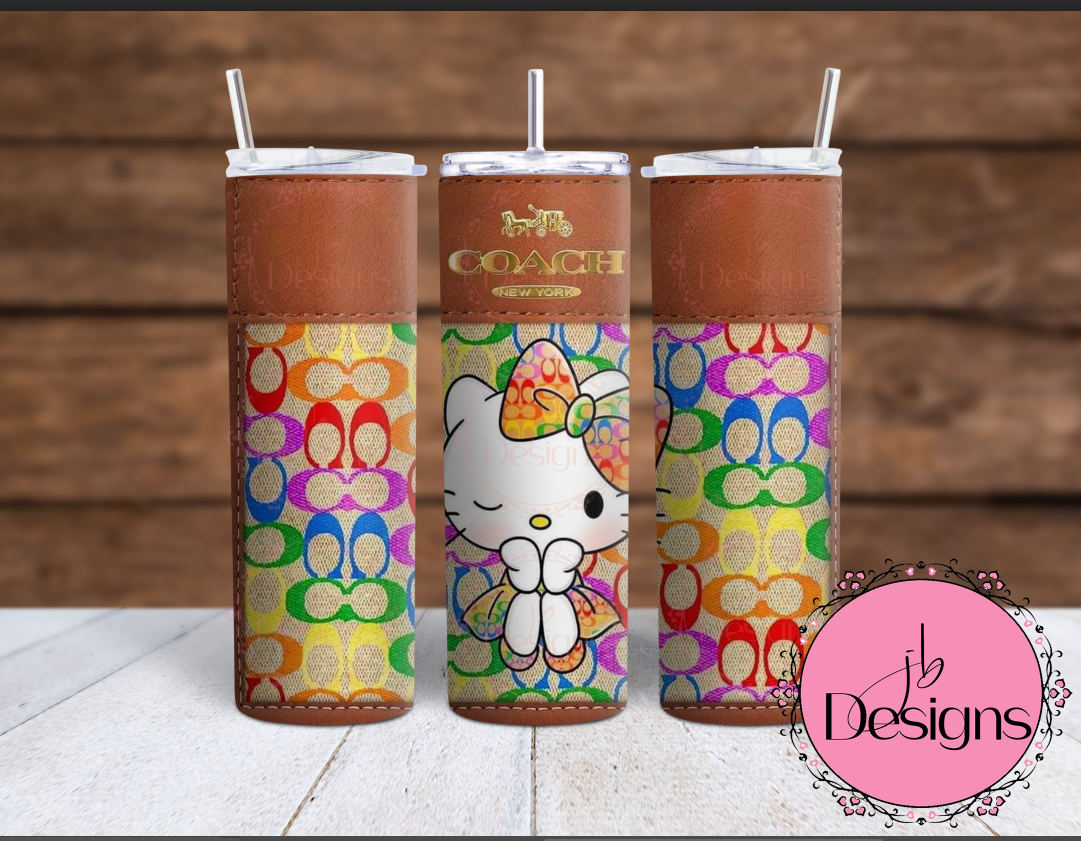Rainbow Coach &Hello Kitty Sublimation tumbler wraps 30oz S | Inspire ...