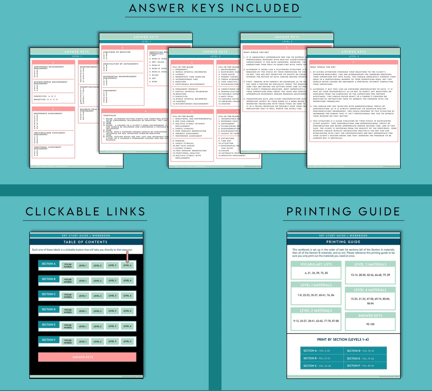 Complete RBT Exam Study Guide | RBT Workbook | Behavioral Te | Inspire ...