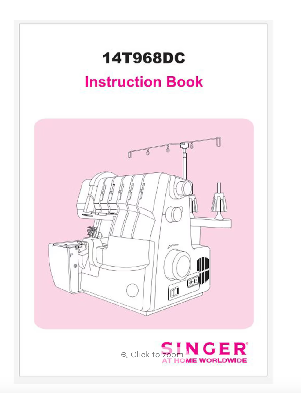 Singer 14T968DC Professional 5 Coverstitch Serger Instructio | Inspire ...