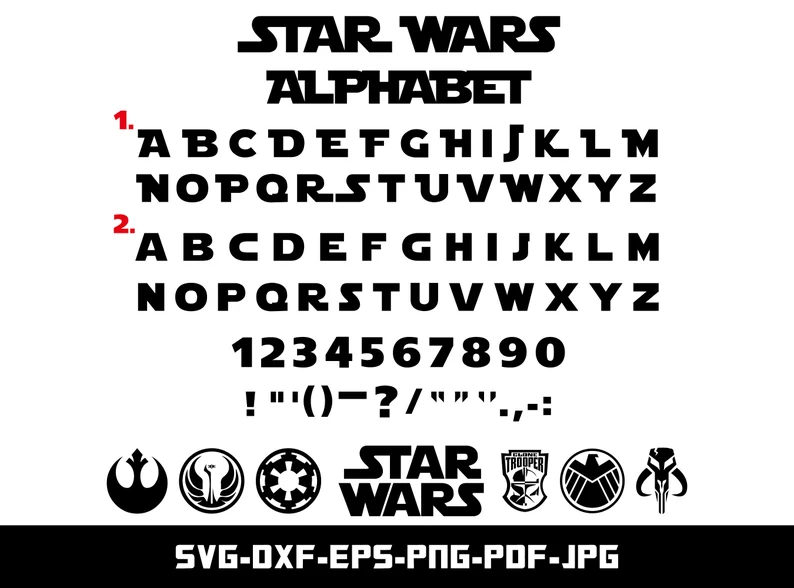 Starwars Symbols Svg | Inspire Uplift