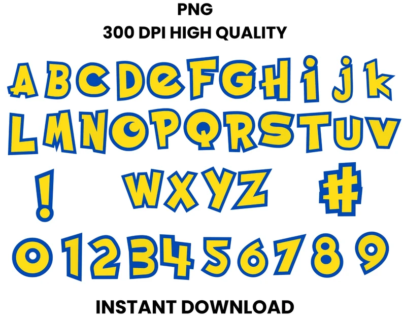 Pokemon Alphabet PNG, Pokemon Letters png, Pokemon Birthday | Inspire ...