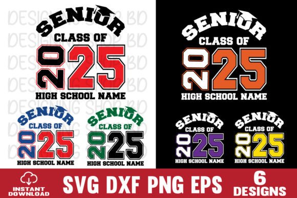 Class of 25 Senior SVG bundle Graduation, School vibes png, | Inspire ...