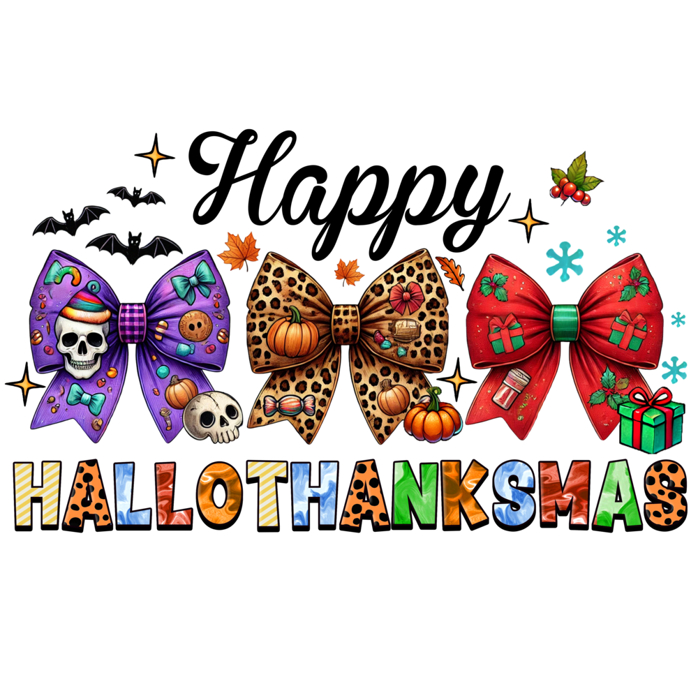 Happy Hallothanksmas Coquette Bow png,Happy HalloThanksMas S | Inspire ...
