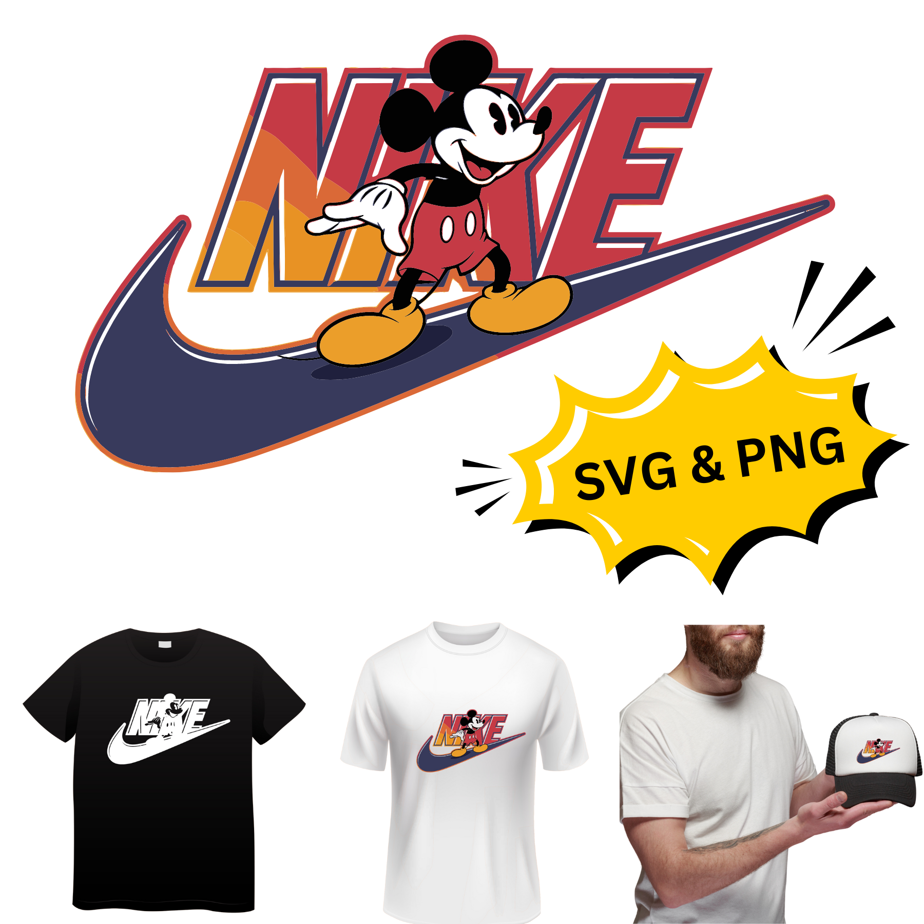 Nike Logo SVG, Mickey Mouse Nike PNG, Mickey Mouse Nike PNG, | Inspire ...