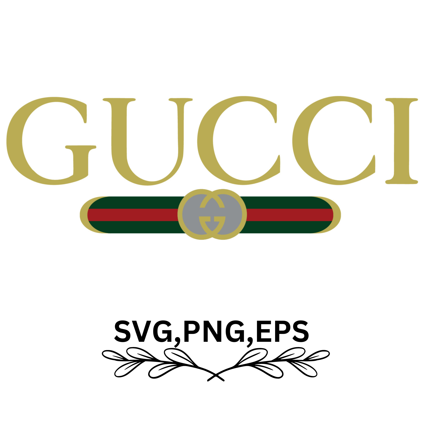 GUCCI Logo Design, Gucci Logo SVG, Gucci Logo PNG, GUCCI, GU | Inspire ...